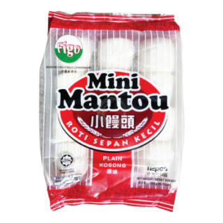 81 Figo Mini ManTou Plain 180Gm/Pack - hs food sdn bhd